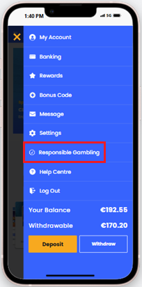 Setting a Net Deposit Limit – Help Centre